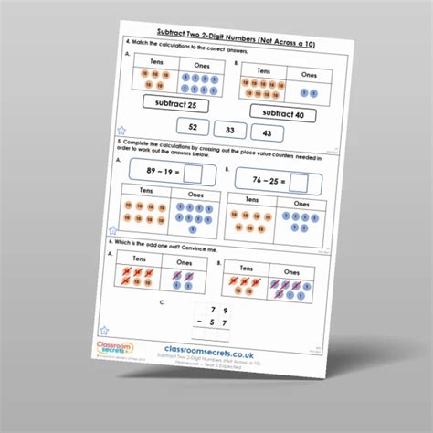 Image result for Subtract 2-Digit Numbers