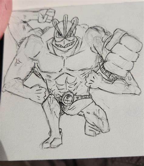 Image result for Machamp Drawing