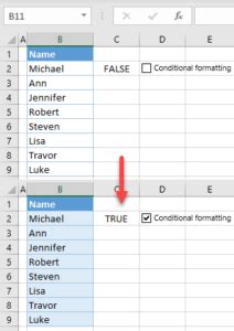 Image result for Ex Cell Checkbox Conditional Formatting
