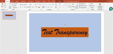 Image result for Transparency in PowerPoint Image