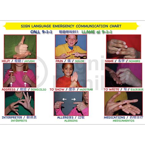 Image result for Emergency Sign Language