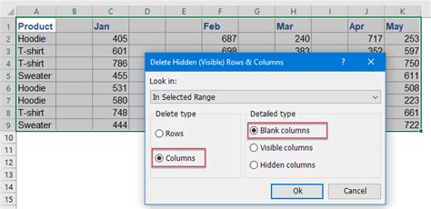 Image result for How to Remove Empty Columns in Excel