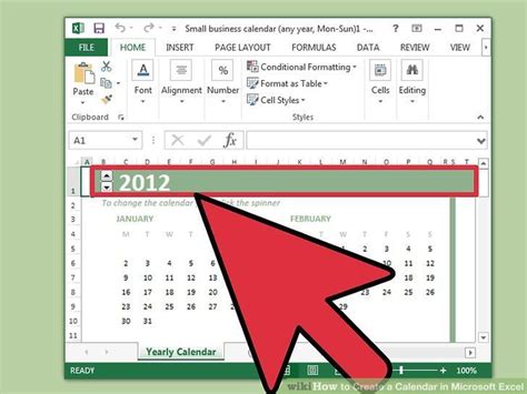 Image result for Create Calendar View in Excel