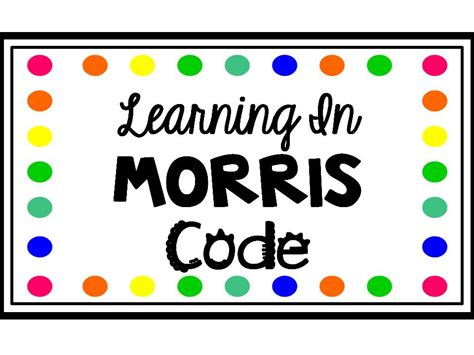 Image result for Morris Code Numbers