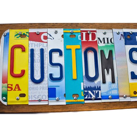 Image result for Custom License Plate Signs