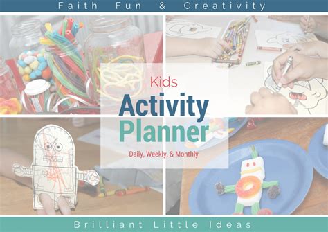 Kids Activity Planner | Brilliant Little Ideas
