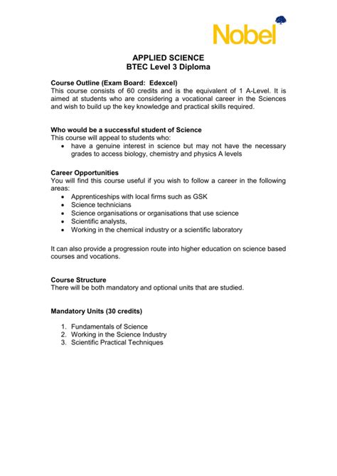 Image result for Report Layout for Applied Science BTEC