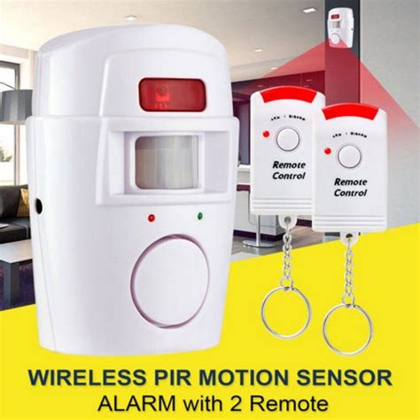 Wireless Motion Sensor Alarm Security Detector Indoor Outdoor Alert ...