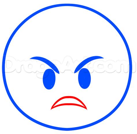 Angry Face Drawing at PaintingValley.com | Explore collection of Angry ...