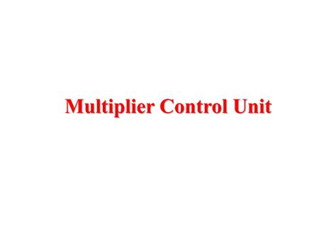 Image result for Control Unit of Binary Multiplier