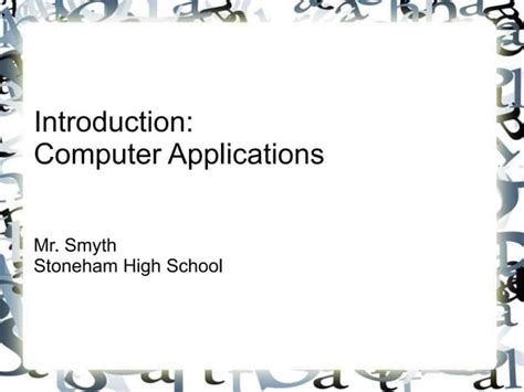 Image result for Introduction of Computer Application