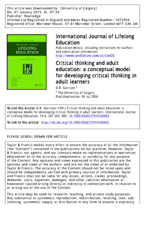 Image result for Critical Thinking Curriculum Model