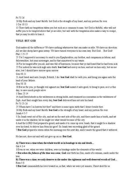 Image result for But God in Scripture