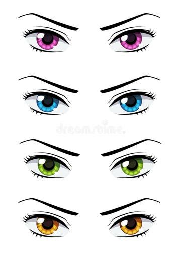 Anime Eye Colors Stock Illustrations – 1,255 Anime Eye Colors Stock ...