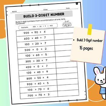 Image result for Place Value 3-Digit Numbers Worksheets