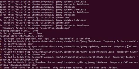 Image result for Temporary Failure Resolving Security.Ubuntu.com