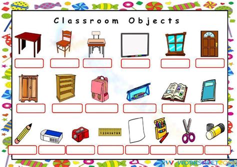 Image result for Classroom Objects