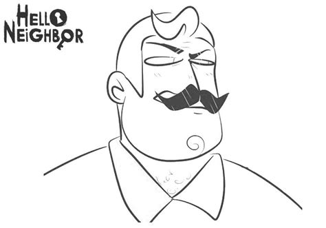 Image result for Hello Neighbor Coloring Book