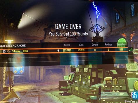 Image result for Cod Zombies Round 100