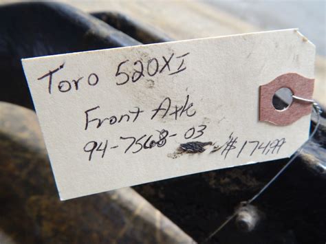 Image result for Toro TimeMaster Front Axle