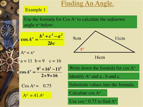 Image result for How to Find Angle Using Cosine