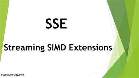Image result for SSE Tutorial
