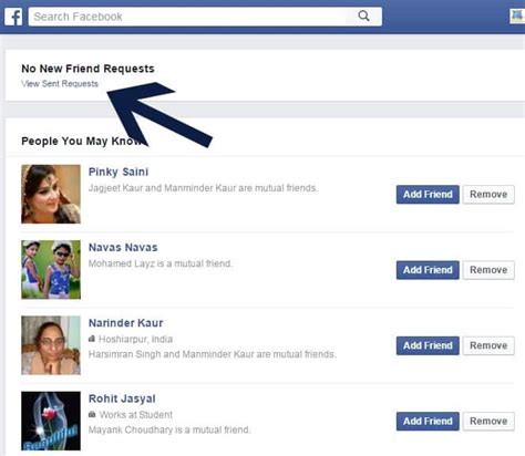 Image result for Remove Friend Request Facebook