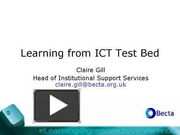 Image result for Computer-Based Test ICT PPT
