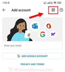 Image result for Outlook iOS Sign in with QR Code