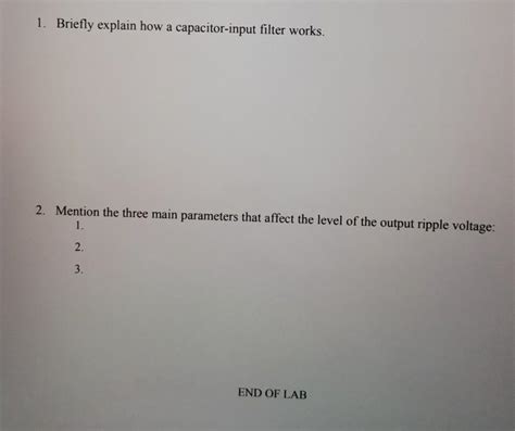 Image result for Capacitor-Input Filter
