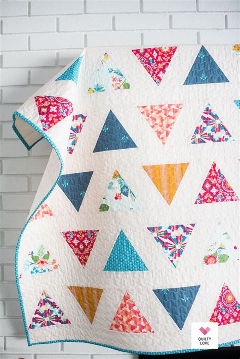 Image result for Triangle Baby Quilt Pattern