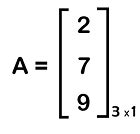 Image result for Example of Column Matrix