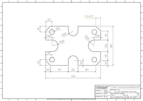Image result for Iff Basic AutoCAD Exercise 17