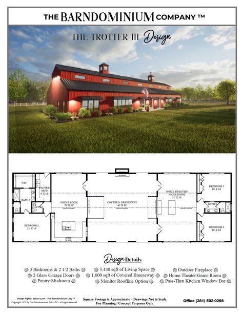 Image result for Barndominium Layout