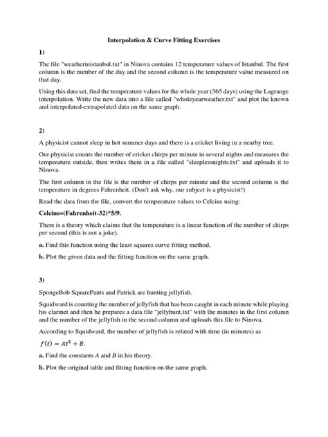 Image result for Interpolation Example Problems