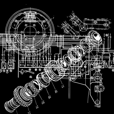 Image result for Technical Drawing Car Engine