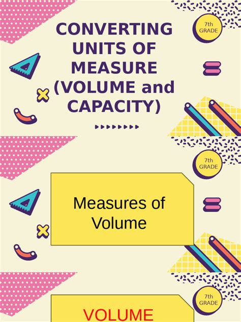 Image result for Volume Vs Capacity Explained