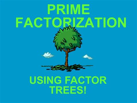 Image result for Prime Factorization Trick