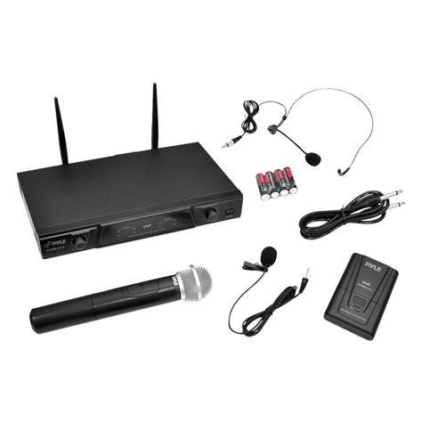 Image result for Pyle Wireless Microphone System