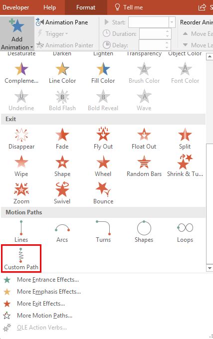 Image result for Custom Animation