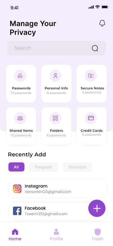 Image result for Password Manager UI
