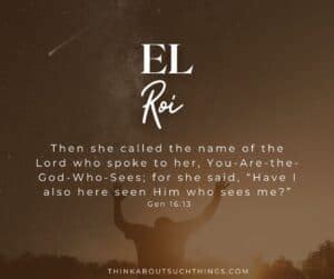Image result for El Roi Object Lesson