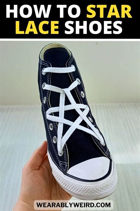 Image result for Shoe Lace Star Pattern Tutorial