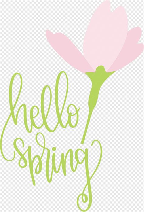Image result for Hello Spring PNG