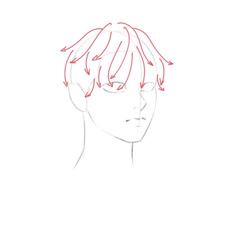Image result for Anime Hair Drawing Tutorial