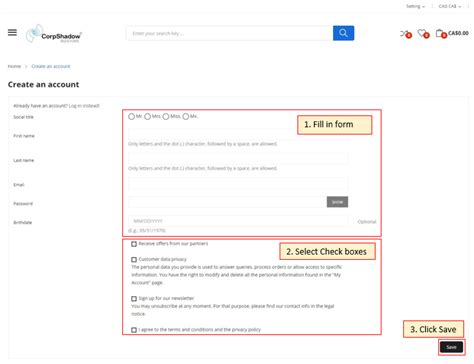 Image result for Click On Create an Account