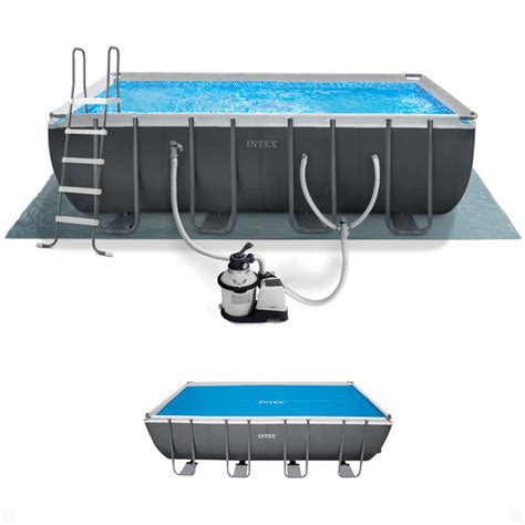 Image result for Intex 18Ft X 9Ft X 52-In Ultra XTR Rectangular Frame Pool Prep
