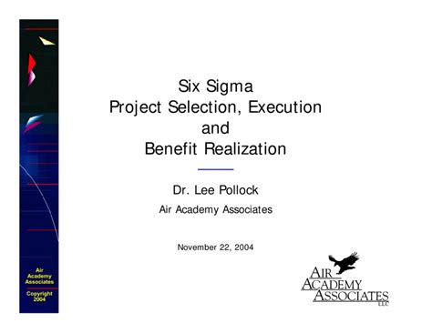 Image result for 6 Sigma Project Selection