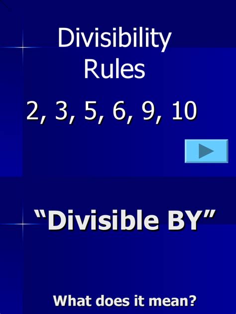 Image result for Explain Divisibility Rules