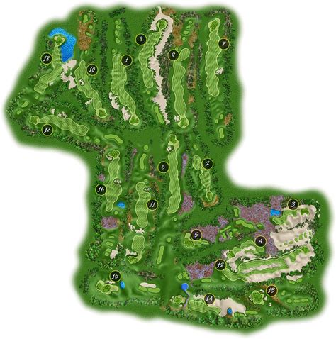 Image result for Golf Course Map